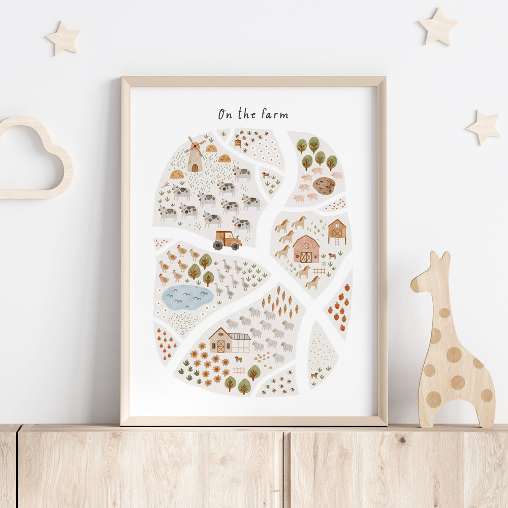 Wall Print | Farm | On The Farm
